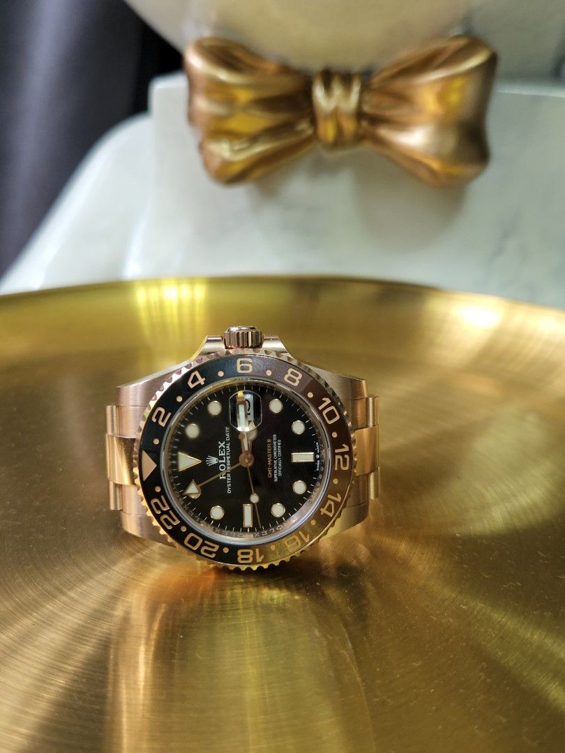 Rolex root beet full rosegold, Luxury, Watches on Carousell