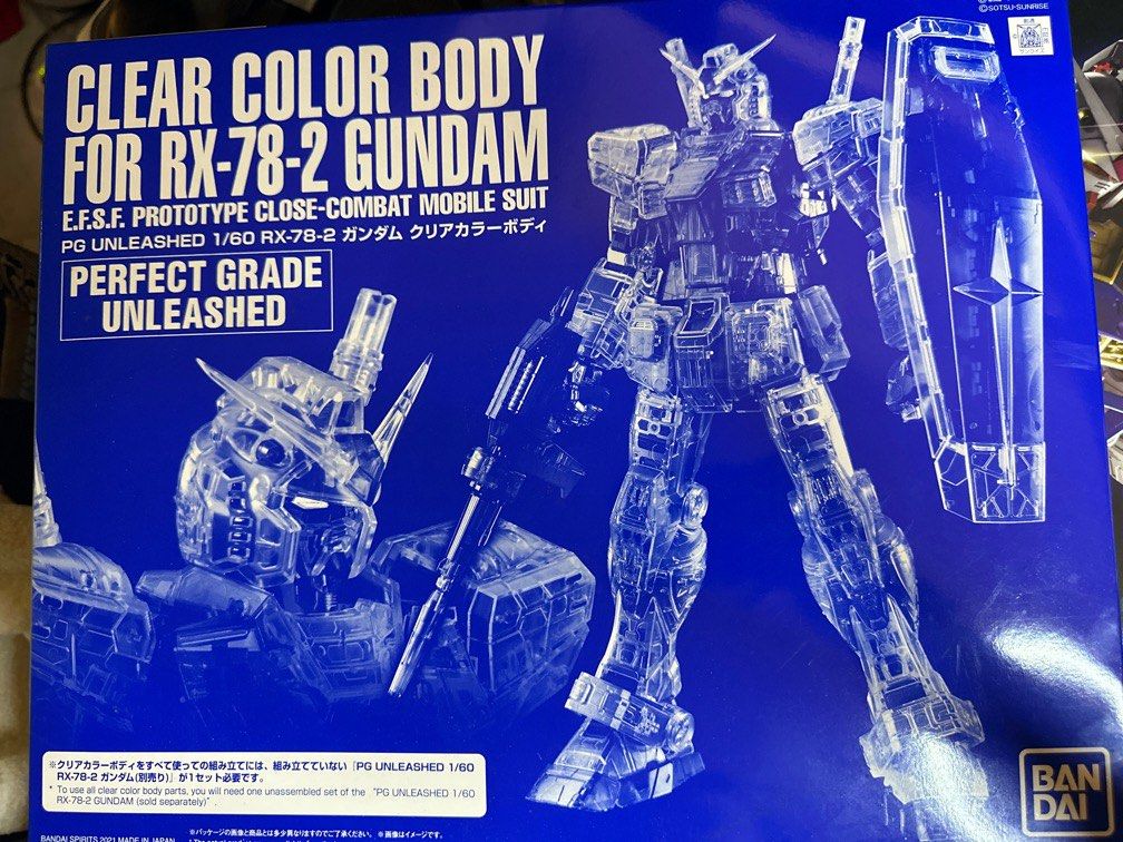 RX-78-2 gundam perfect grade unleashed with clear color body, Hobbies ...