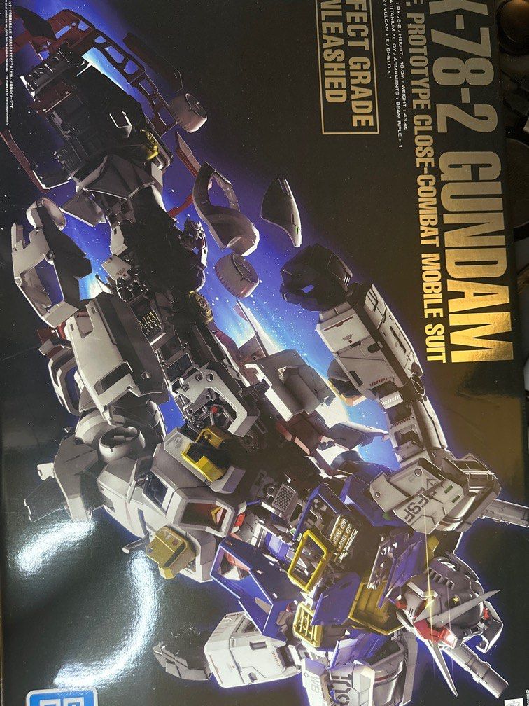 RX-78-2 gundam perfect grade unleashed with clear color body, Hobbies ...