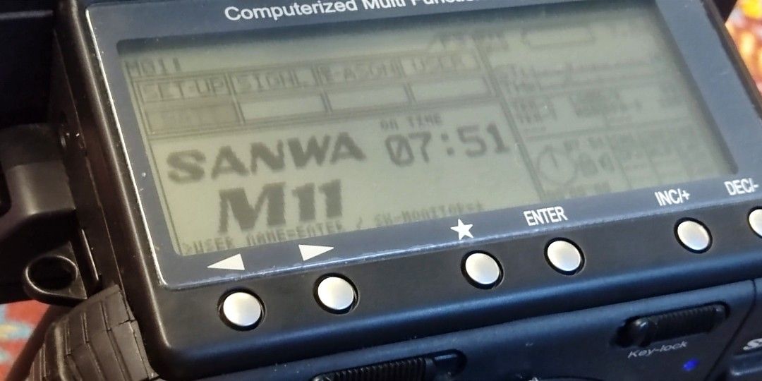 Sanwa M11 remote transmitter and receiver, Hobbies & Toys, Collectibles & Memorabilia, Vintage ...