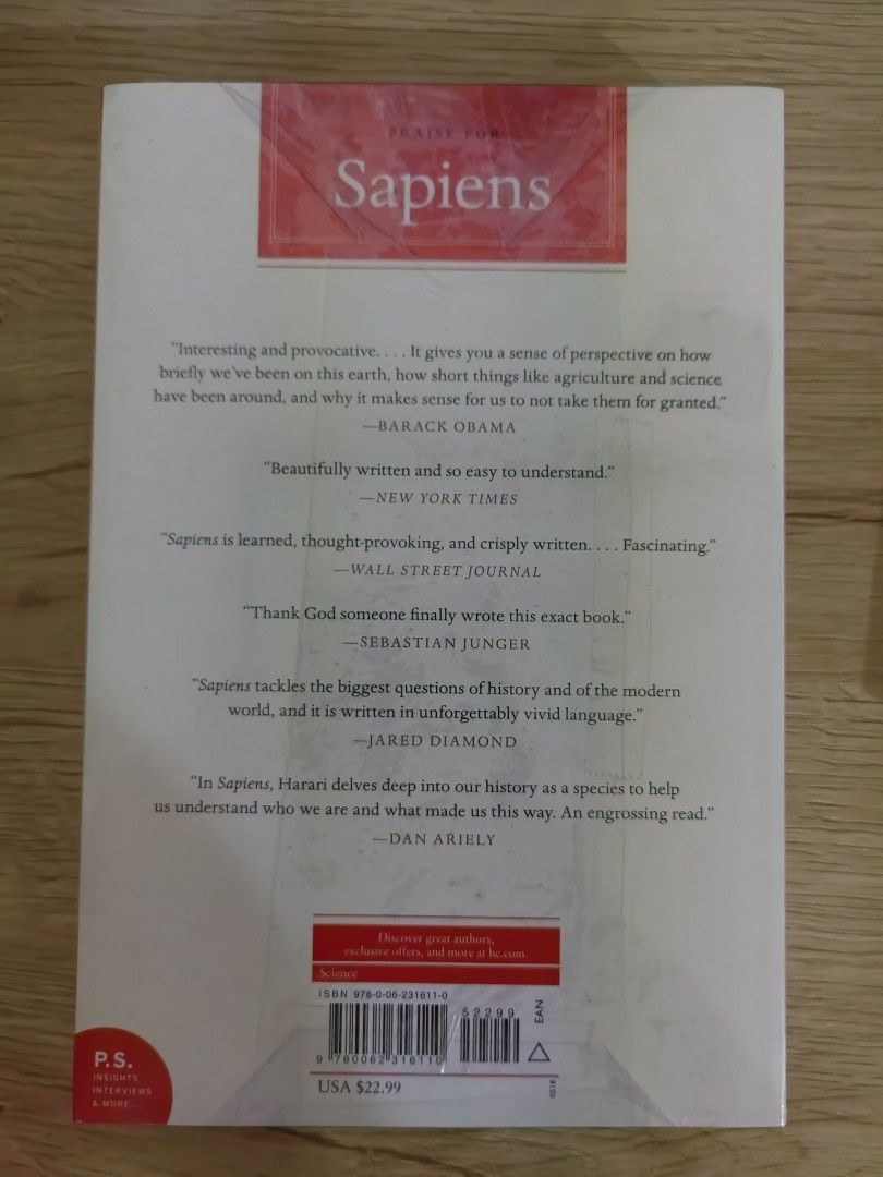 Sapiens, Hobbies & Toys, Books & Magazines, Fiction & Non-Fiction on ...