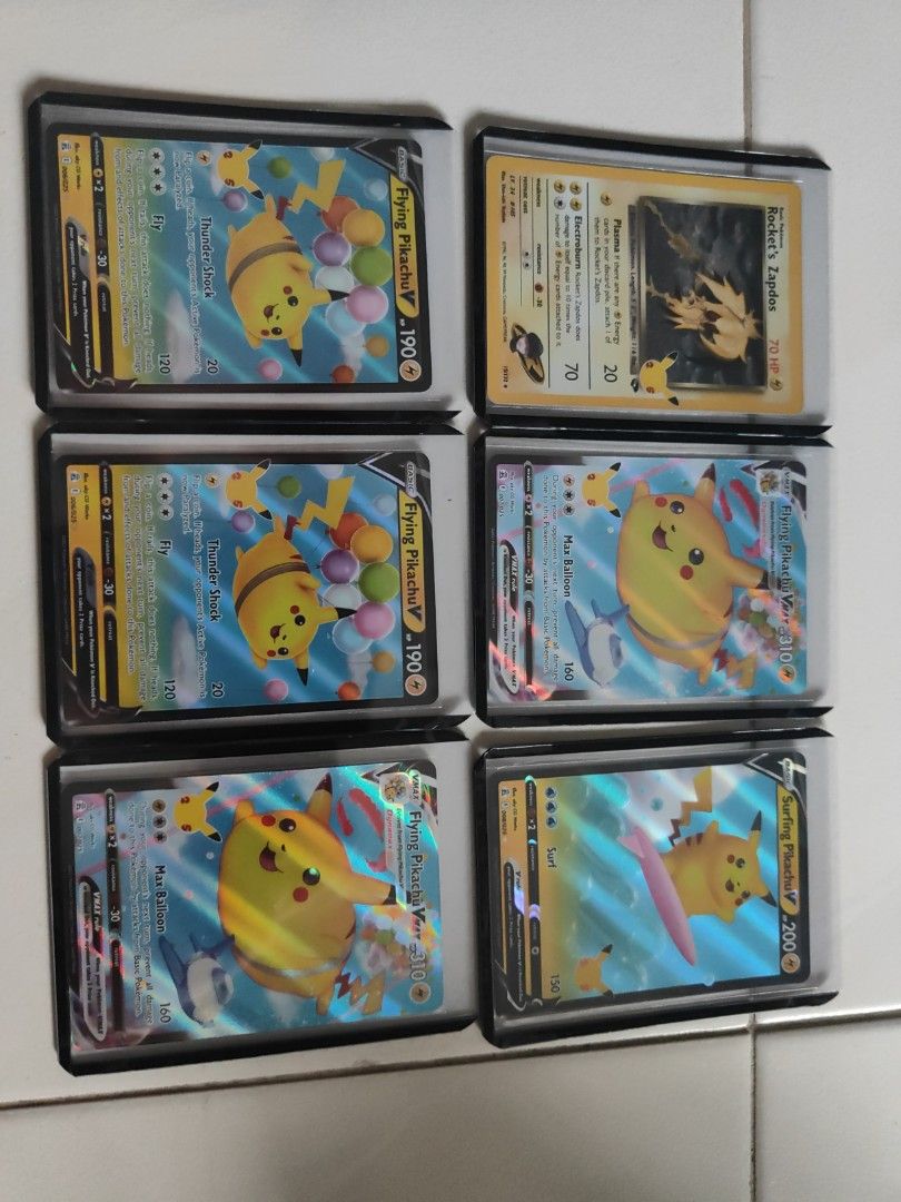 Selling Pikachu and Zaptos Pokemon Cards, Hobbies & Toys, Toys & Games ...