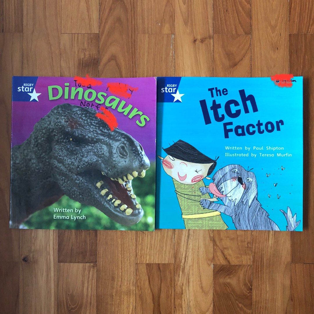 Set of 8 Rigby Star English story books phonics readers for children ...