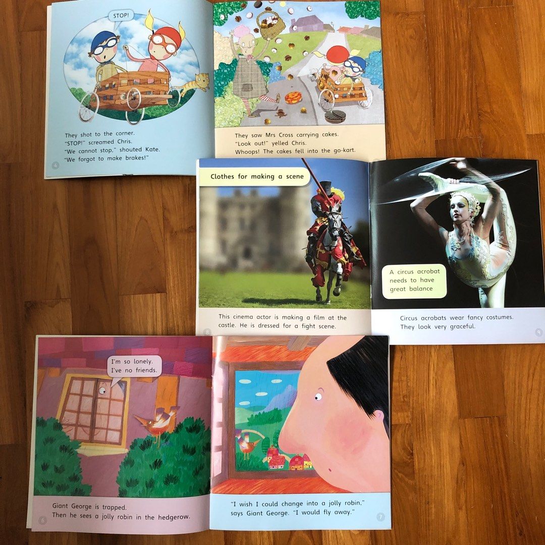 Set of 8 Rigby Star English story books phonics readers for children ...