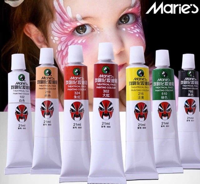 Sfx Facepaint maries oil based Cream 21ml per tube ( theatrical face ...