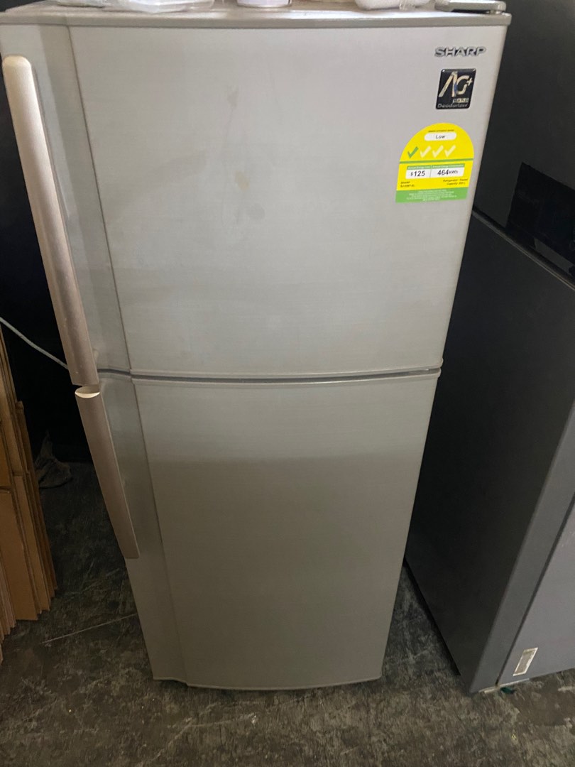 Sharp 203l 2 door fridge / refrigerator, TV & Home Appliances, Kitchen ...