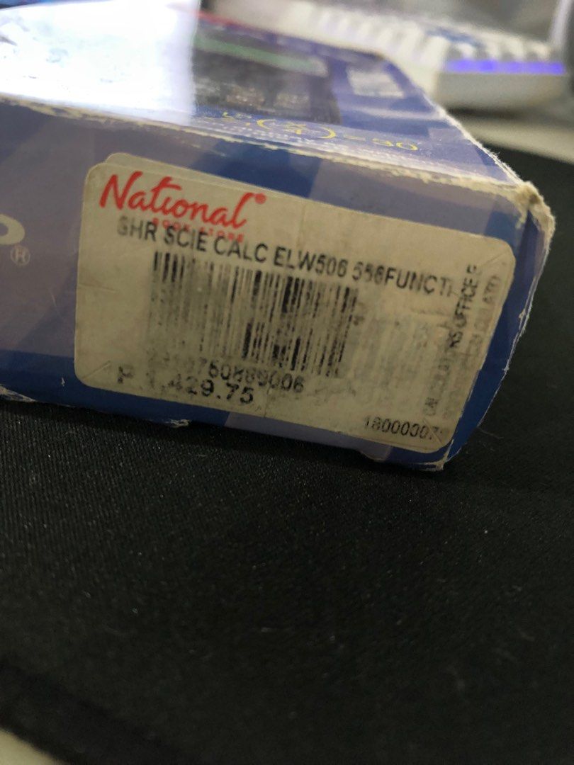 Sharp Writeview scientific calculator EL-W506, Hobbies & Toys ...