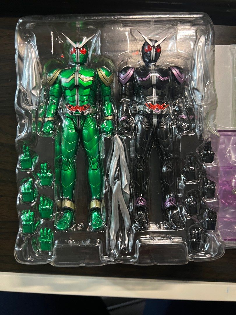 SHF 幪面超人 Kamen Rider W Cyclone Cyclone & Joker Joker, 興趣及遊戲, 玩具 & 遊戲類 ...