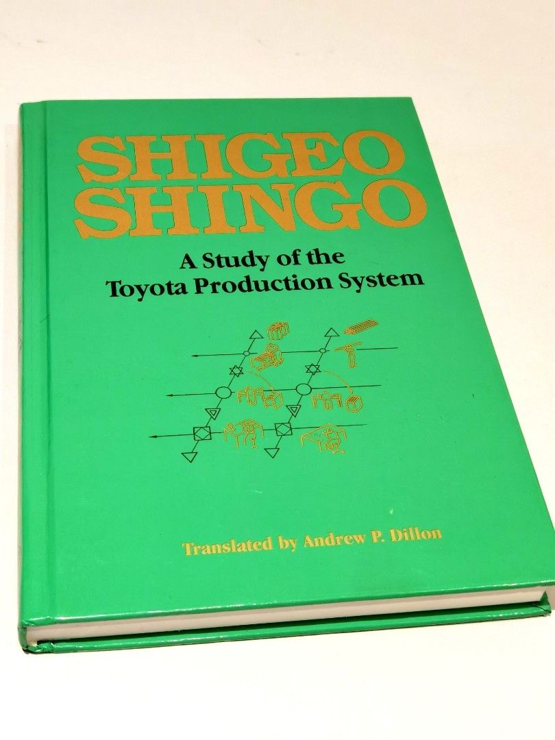 SHIGEO SHINGO A Study Of The Toyota Production System Hardcover Book ...