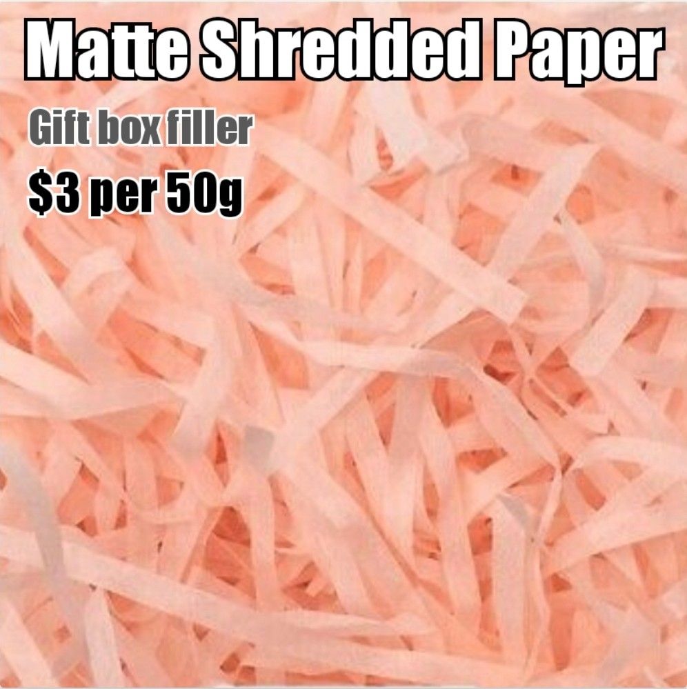 Shredded Color Paper, Crinkle shredded kraft paper, raffia gift box ...