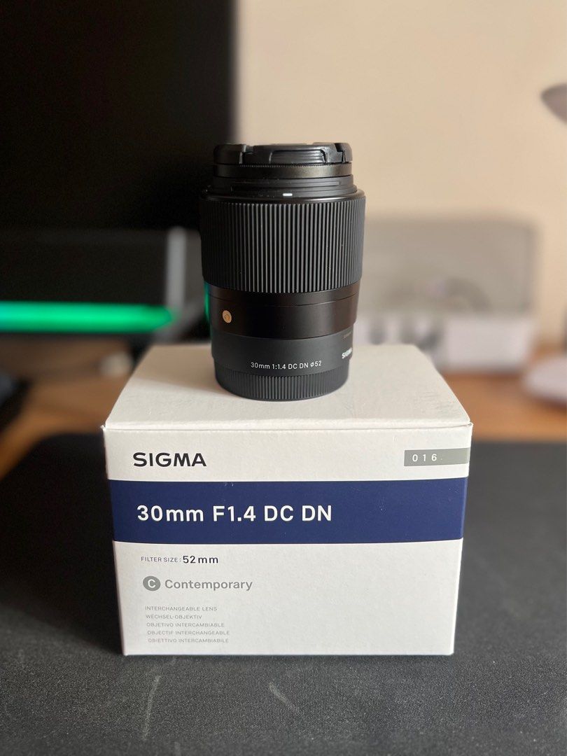 Sigma 30mm f1.4 E Mount Lens for Sony APSC Mirrorless Camera, Photography, Lens & Kits on Carousell