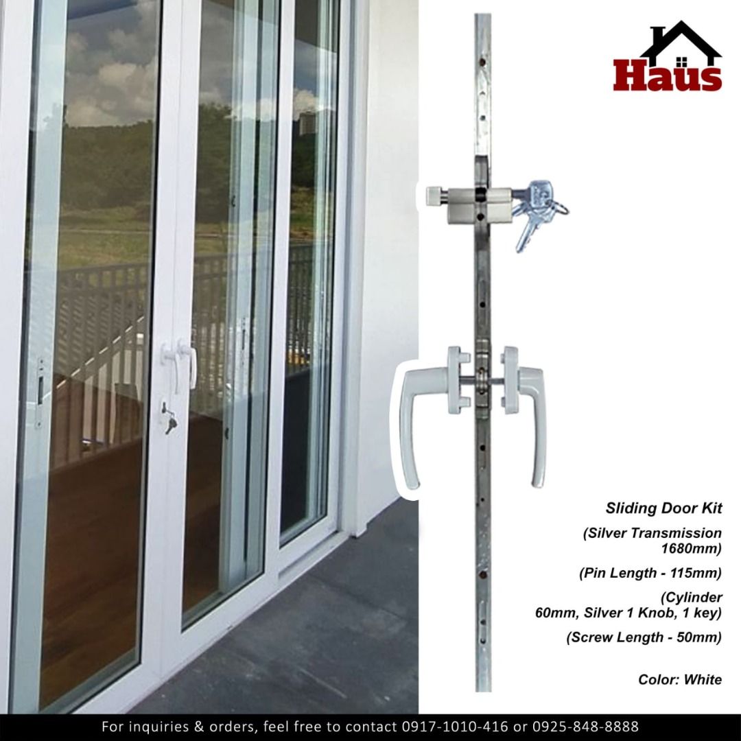 Sliding Door Lock Mechanism SD Kit 1 Knob 1 Key, Commercial ...