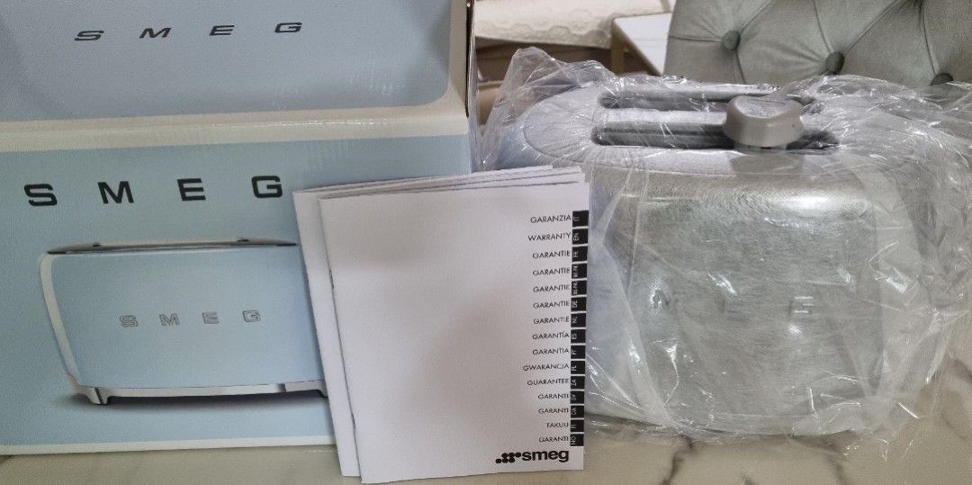 SMEG 2 slice toaster (Silver), TV & Home Appliances, Kitchen Appliances ...