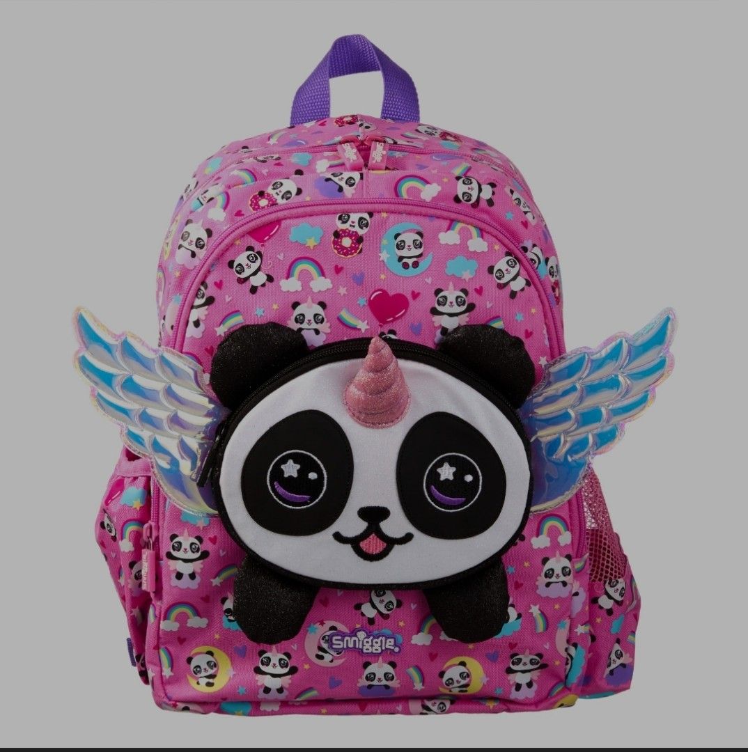SMIGGLE Panda Backpack, Babies & Kids, Babies & Kids Fashion on Carousell