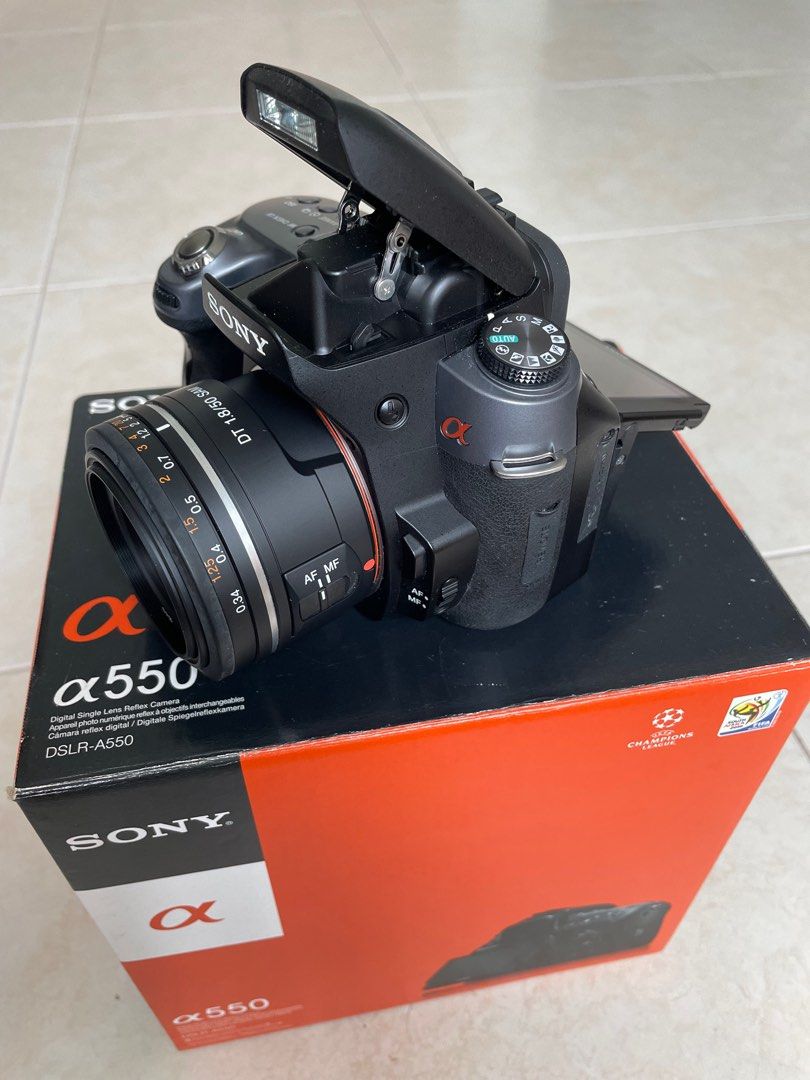 Sony A550 + SAL50F18 (A-mount), Photography, Cameras on Carousell
