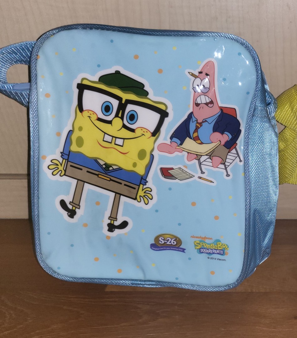 Spongebob cooler sling bag, Babies & Kids, Going Out, Diaper Bags ...