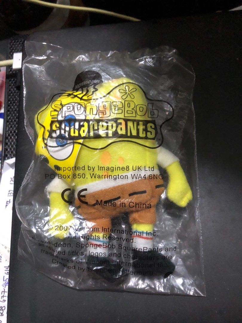 SpongeBob Mini Plush Toy, Hobbies & Toys, Toys & Games on Carousell