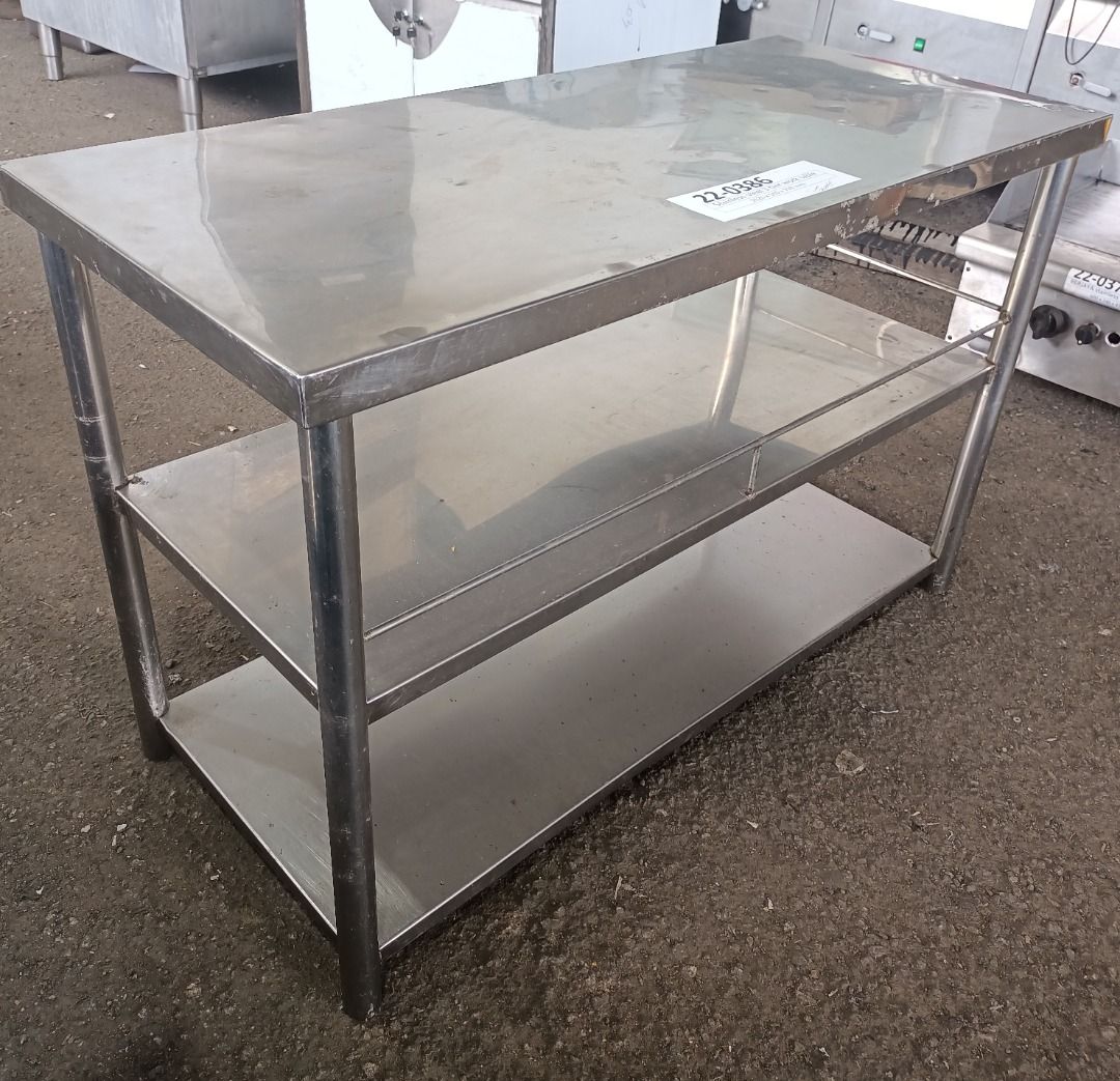 Stainless steel 3 tier work table , Furniture & Home Living ...