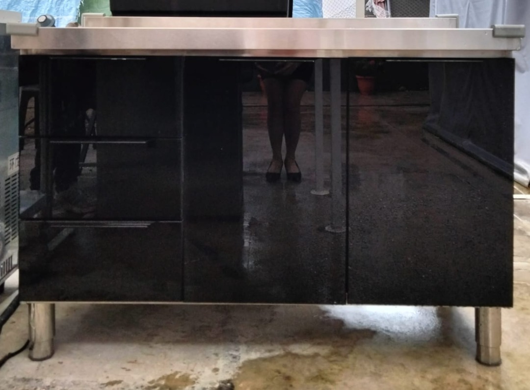 Stainless Steel Table Kitchen, Furniture & Home Living, Furniture ...