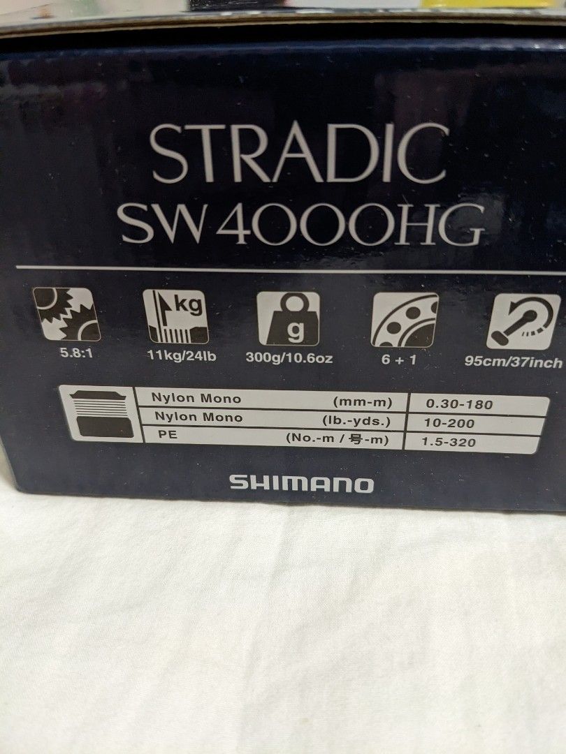 Stradic SW 4000HG / Shimano fishing reel / LSJ / Light Shore Jigging ...
