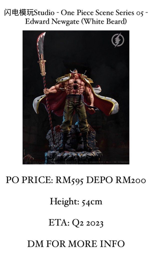 闪电模玩Studio - One Piece Scene Series 05 - Edward Newgate (White Beard ...