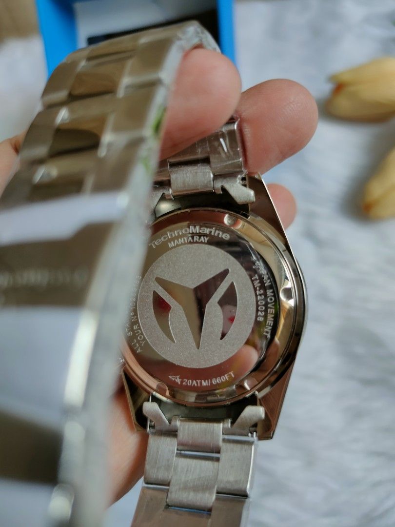 TechnoMarine Manta Ray Men's Watch 47mm, Steel (TM220028), Men's ...