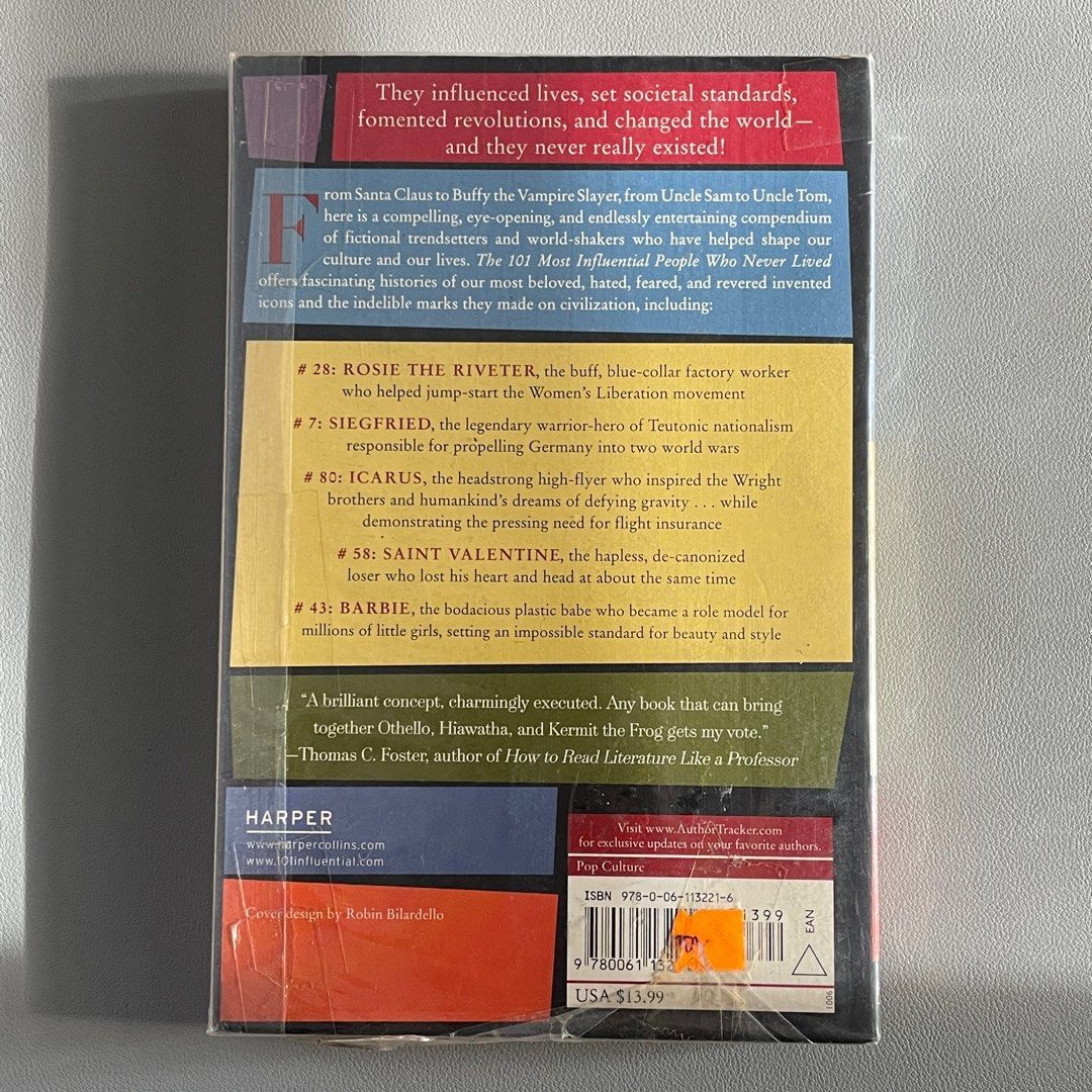 The 101 Most Influential People Who Never Lived, Hobbies & Toys, Books ...