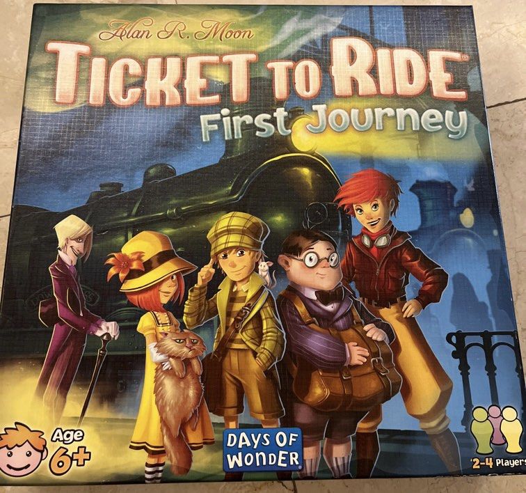 Ticket to ride First Journey, Hobbies & Toys, Toys & Games on Carousell