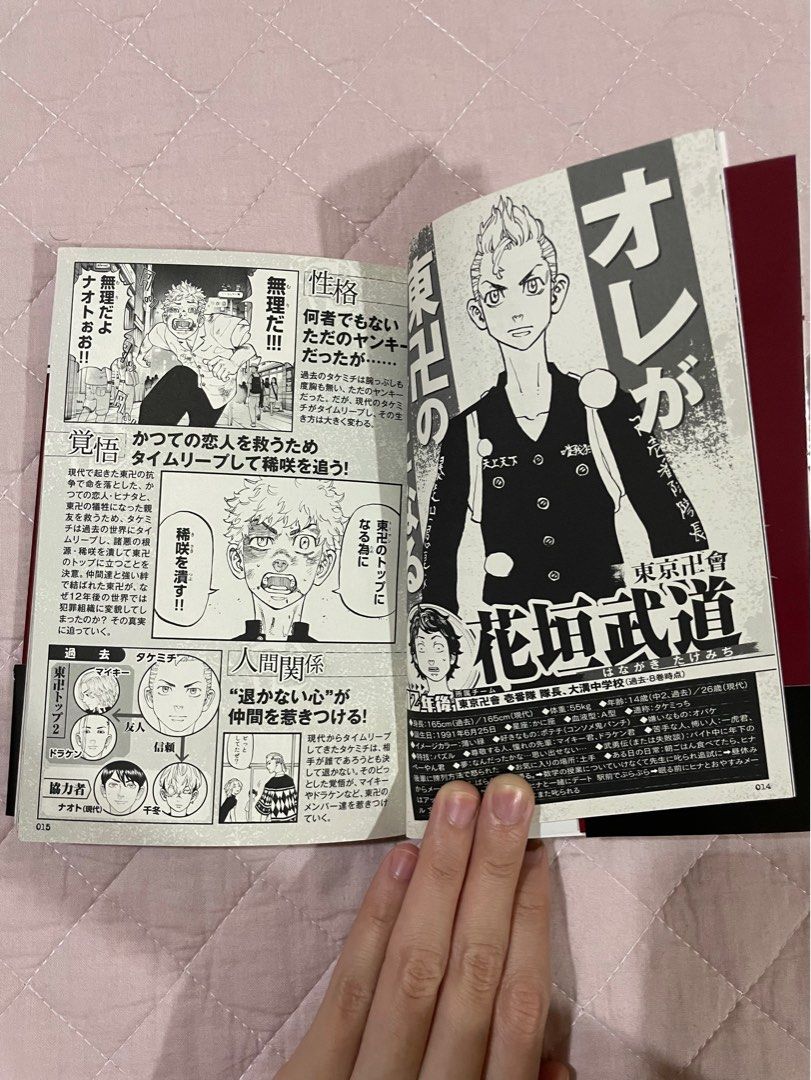 [Book] Tokyo Manji Gang / Tokyo Revengers Character Book , Hobbies ...