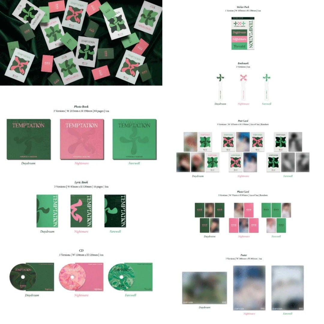 TOMORROW X TOGETHER (TXT) - Album [THE NAME CHAPTER: TEMPTATION ...