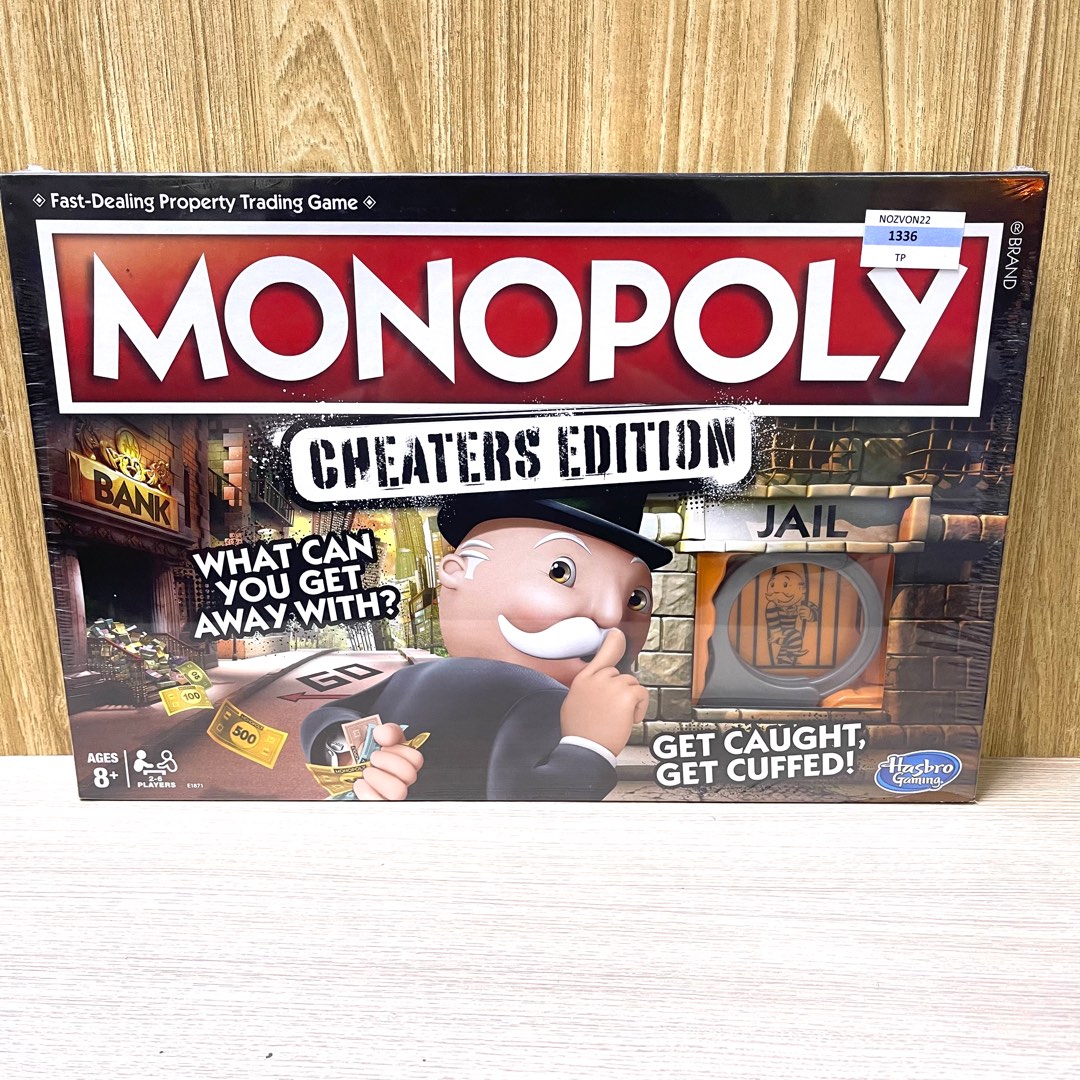 TP-(SEALED) HASBRO MONOPOLY Cheaters Edition, Hobbies & Toys, Toys ...