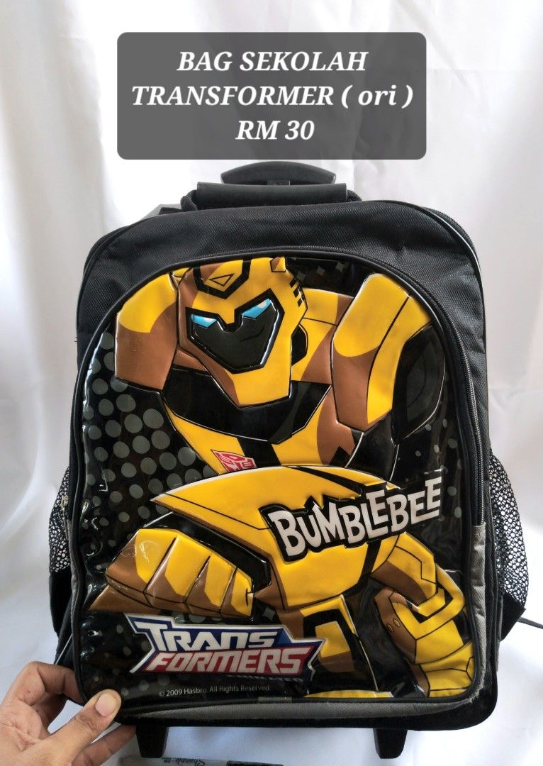 Primary Transformers Kids School Bag Bumblebee Backpack Children School ...