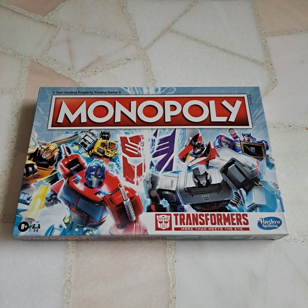 Transformers Monopoly, Hobbies & Toys, Toys & Games on Carousell