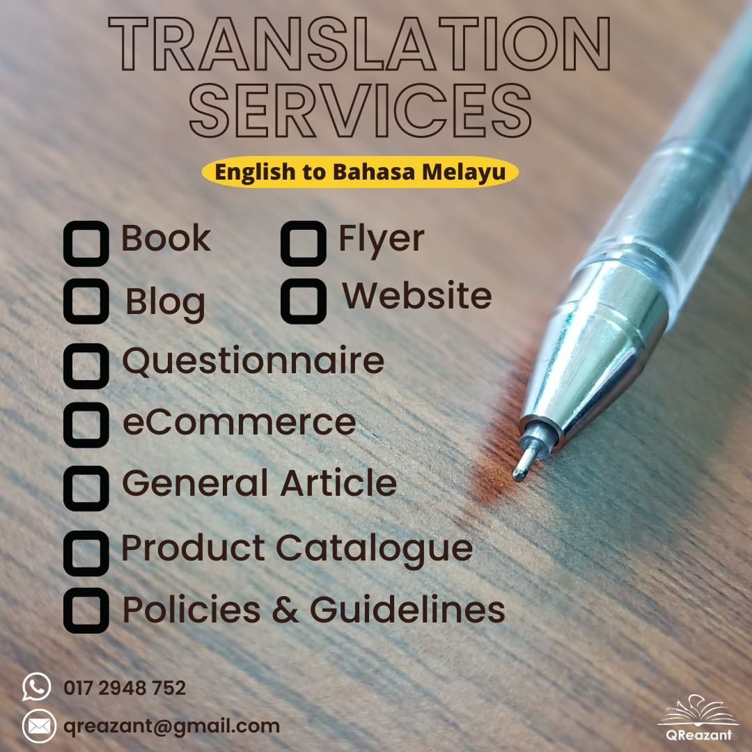 Translation Services English To Bahasa Melayu Looking For On Carousell