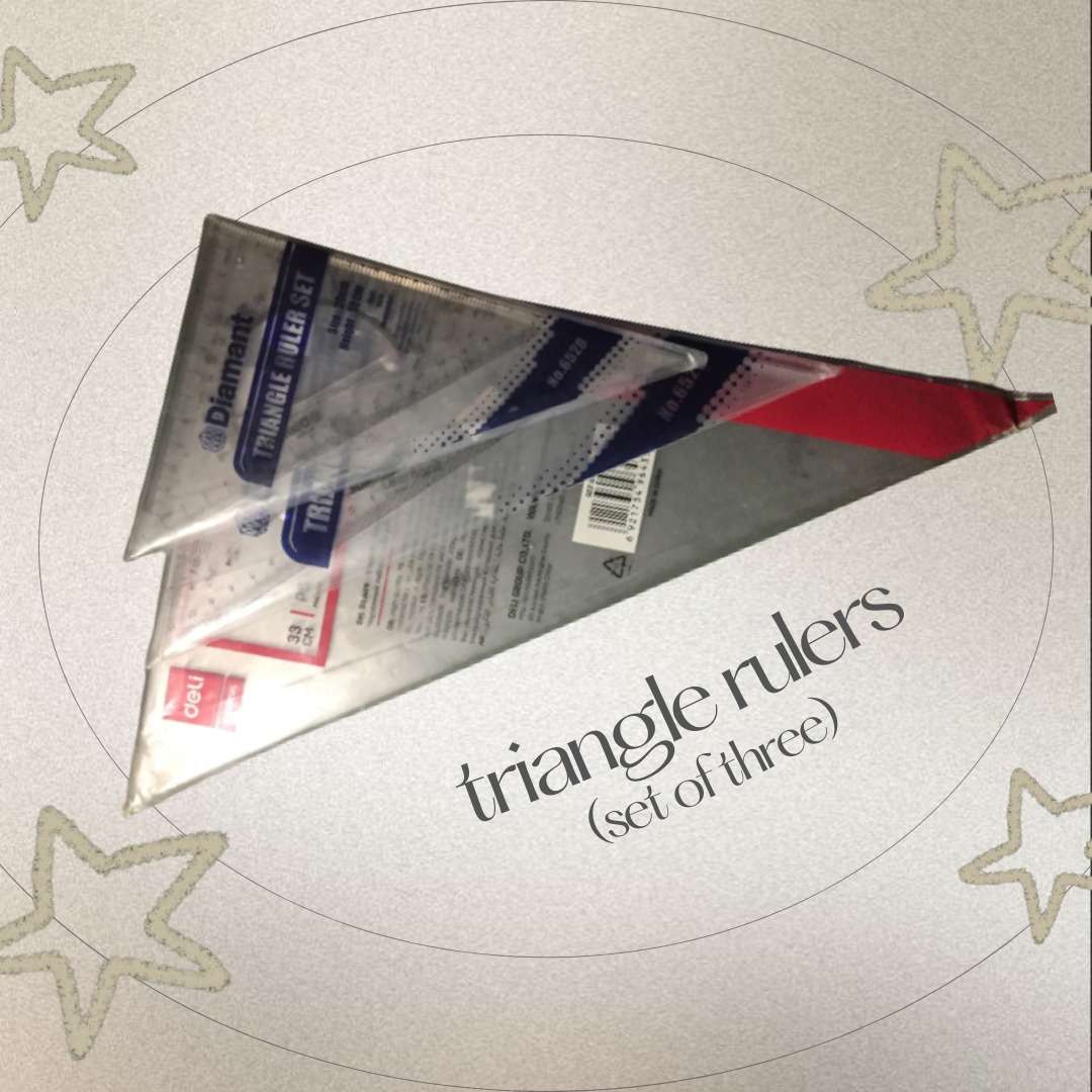 triangle rulers, Hobbies & Toys, Stationary & Craft, Stationery ...