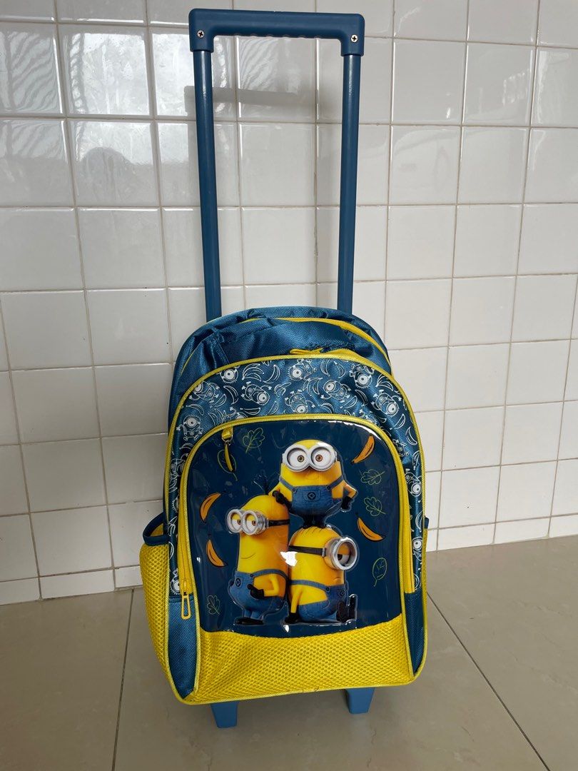 Trolley backpack Minion-themed, Babies & Kids, Babies & Kids Fashion on ...