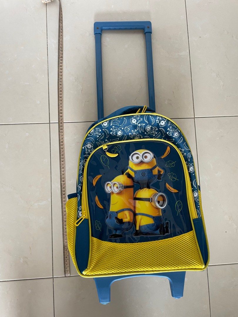 Trolley backpack Minion-themed, Babies & Kids, Babies & Kids Fashion on ...