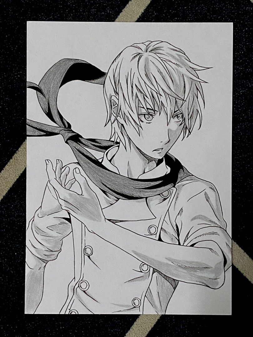 Tsukasa Eishi Drawing (A5), Hobbies & Toys, Stationery & Craft, Art ...