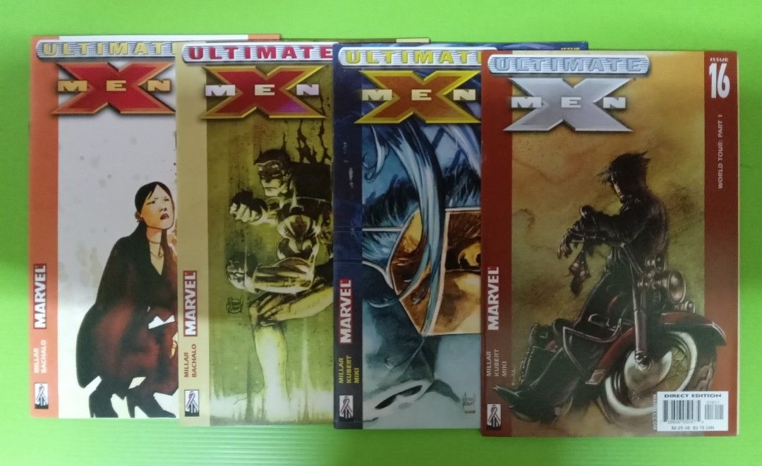 Ultimate Xmen - 16,17,18,19 ( Adam Kubert - Cover Art ) Marvel Comics ...