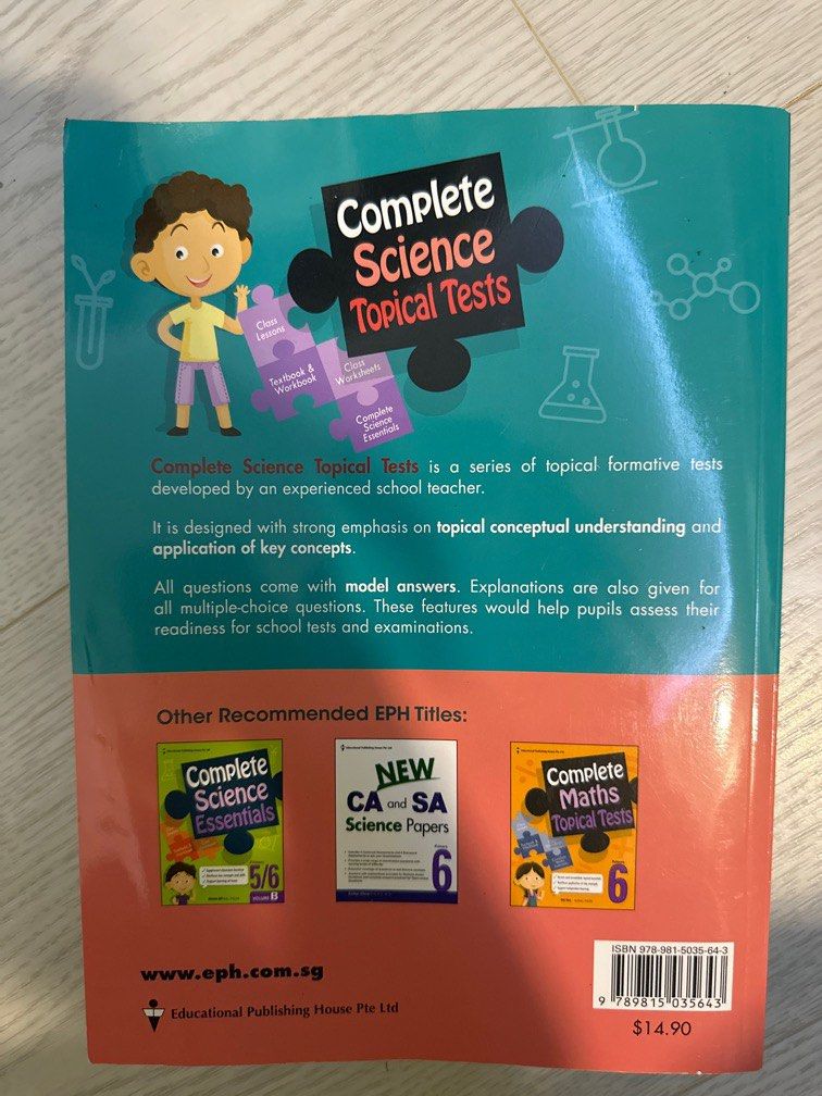 Upper Block Science Complete topical tests primary 5/6, Hobbies & Toys ...