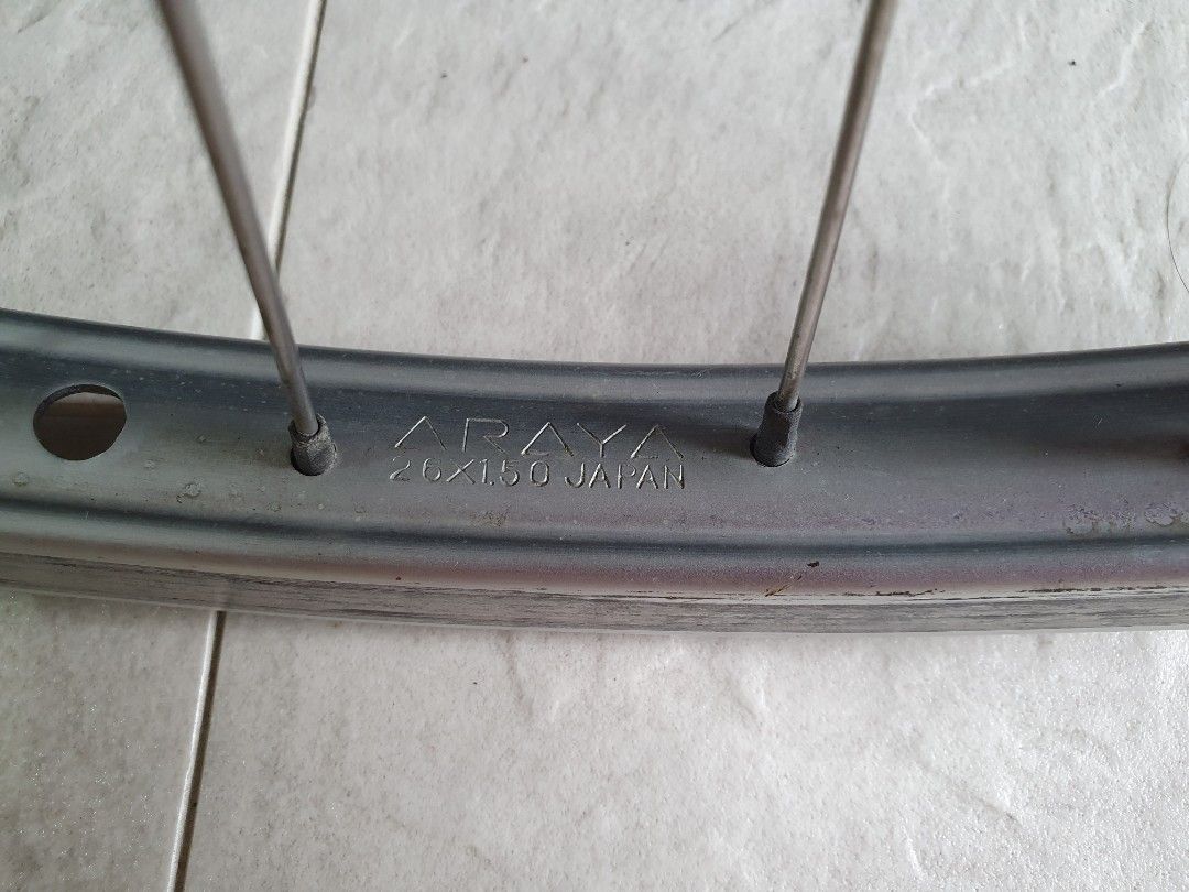 Vintage Araya Japan front mountain bike rim., Sports Equipment ...
