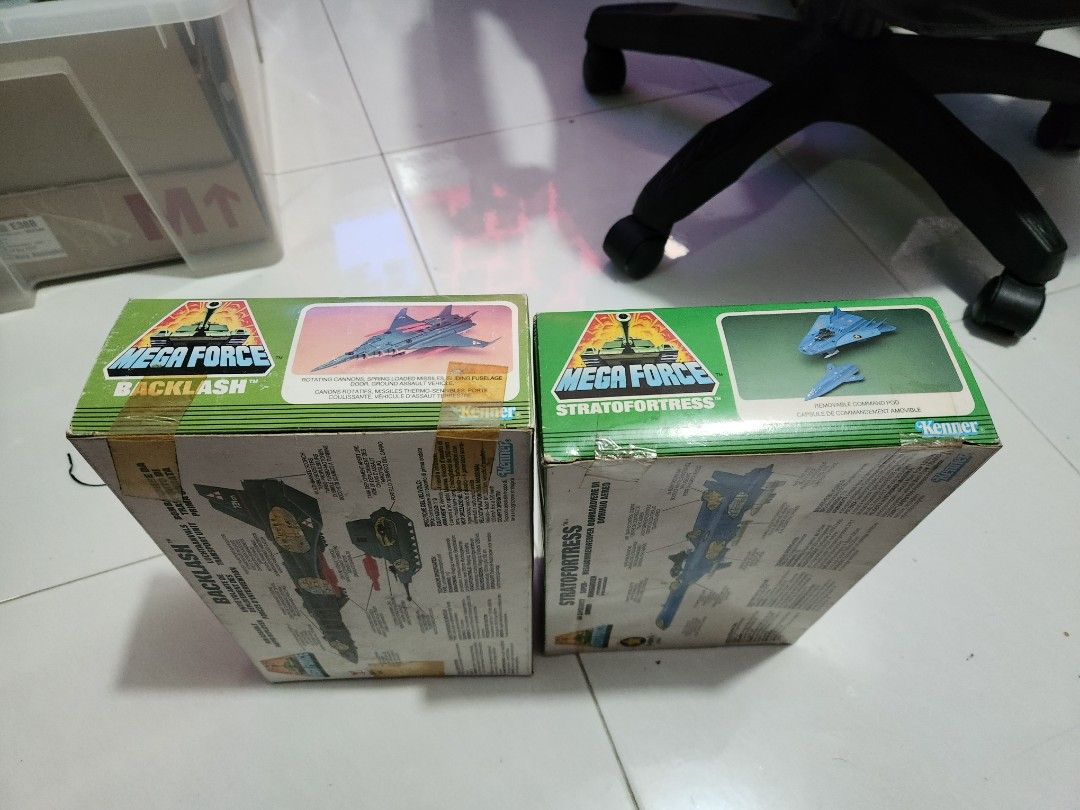 Vintage Kenner Megaforce Backlash and StratoFortress, Hobbies & Toys ...