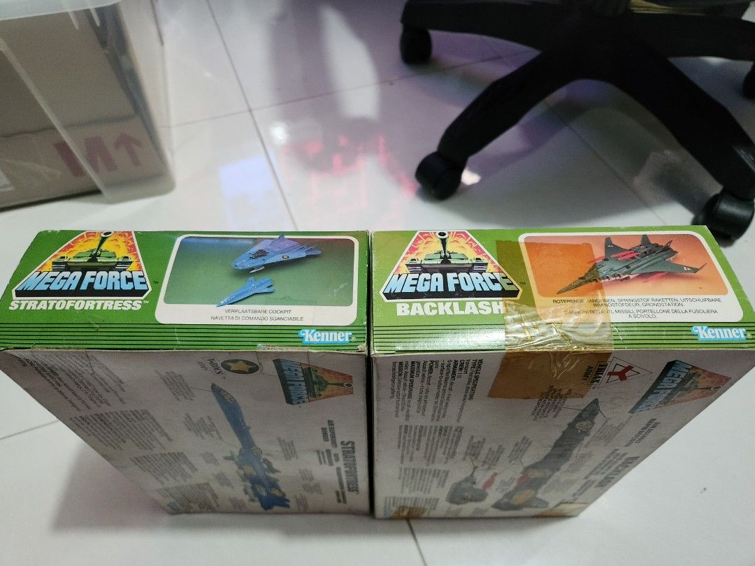 Vintage Kenner Megaforce Backlash and StratoFortress, Hobbies & Toys ...