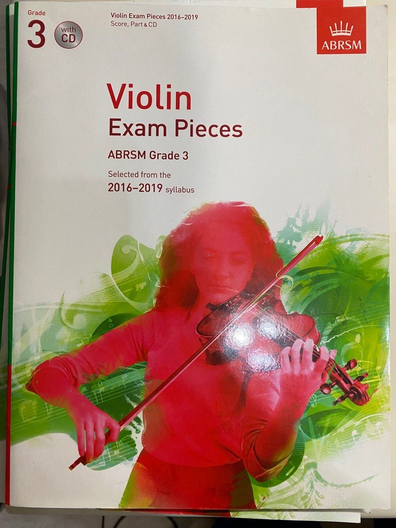 Violin ABRSM Exam pieces (outdated), Hobbies & Toys, Music & Media ...