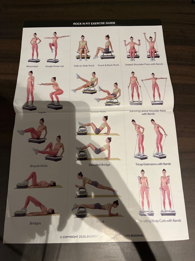 WonderCore Rock N Fit Vibration Shaper, Sports Equipment, Exercise ...