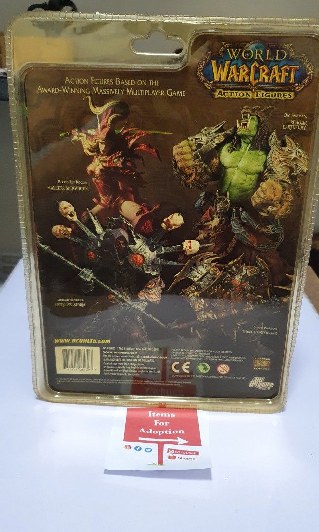 World Of Warcraft Valera Sanguinar Action Figure (WOW DC Unlimited ...