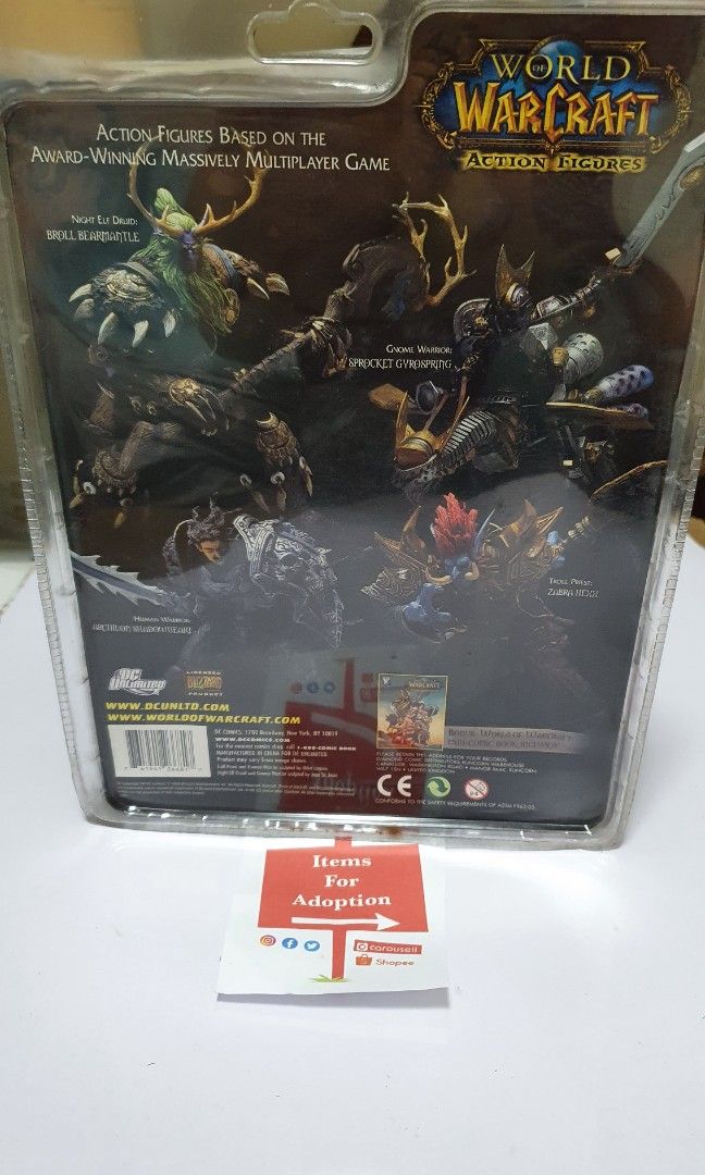 World Of Warcraft Zabra Hexx Action Figure (WOW DC Unlimited Series 2 ...