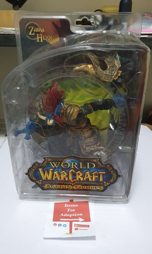 World Of Warcraft Zabra Hexx Action Figure (WOW DC Unlimited Series 2 ...