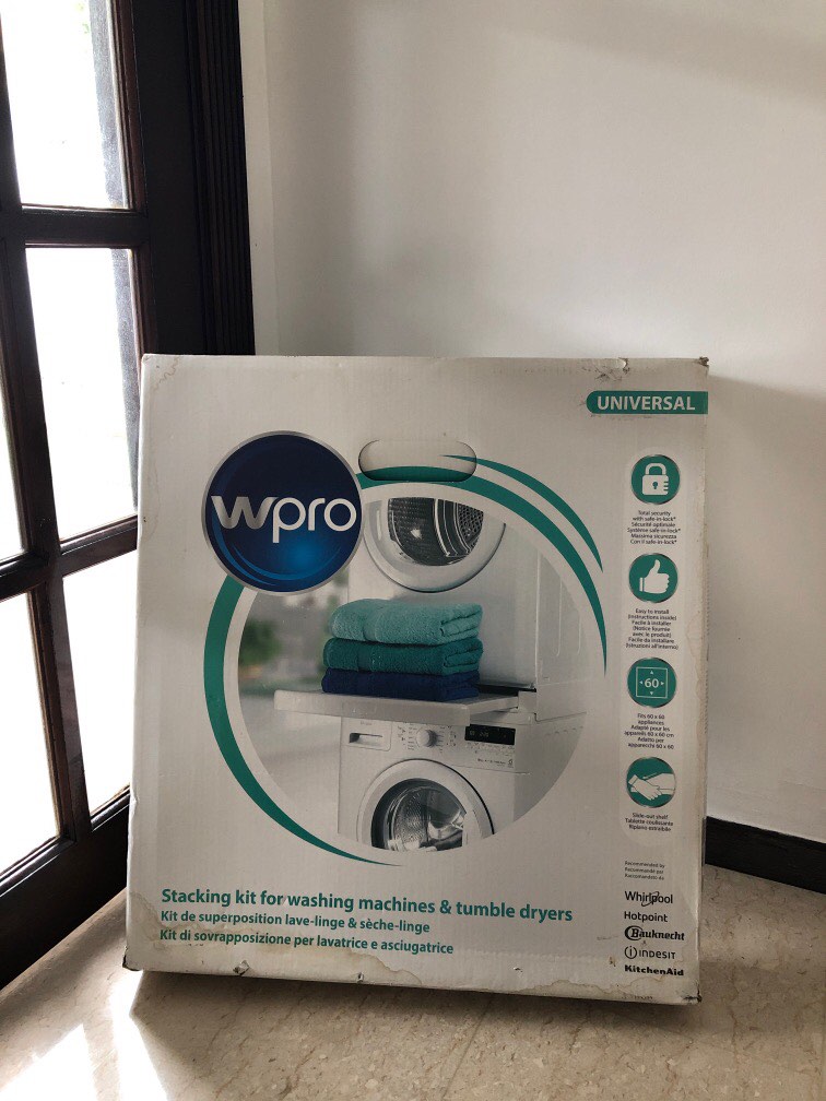 Wpro Stacking Kit For Washing Machine & Dryer, Furniture & Home Living ...