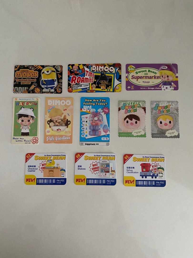 wtt/wts minions tracksuit stuart dimoo anubis cat teaser stick sweet ...